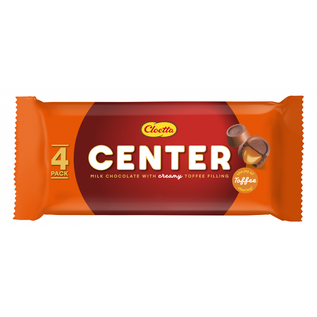 Cloetta Center Milk Chocolate with Toffee Filling | Bordershop