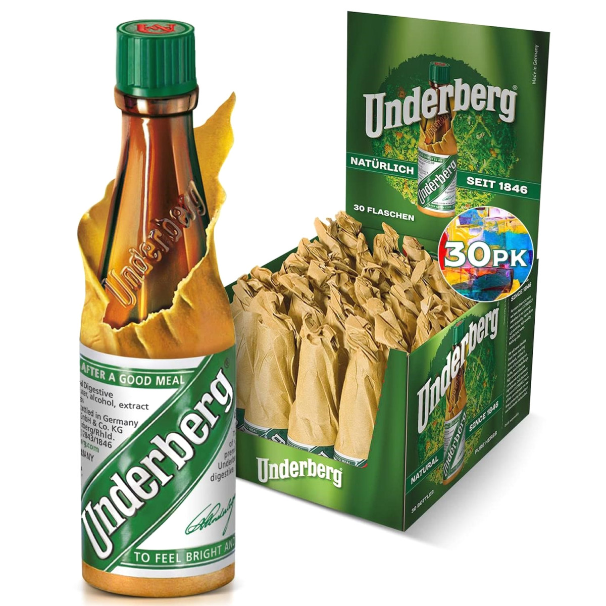 Underberg 30 stk. x 2 cl. 44% | Bordershop