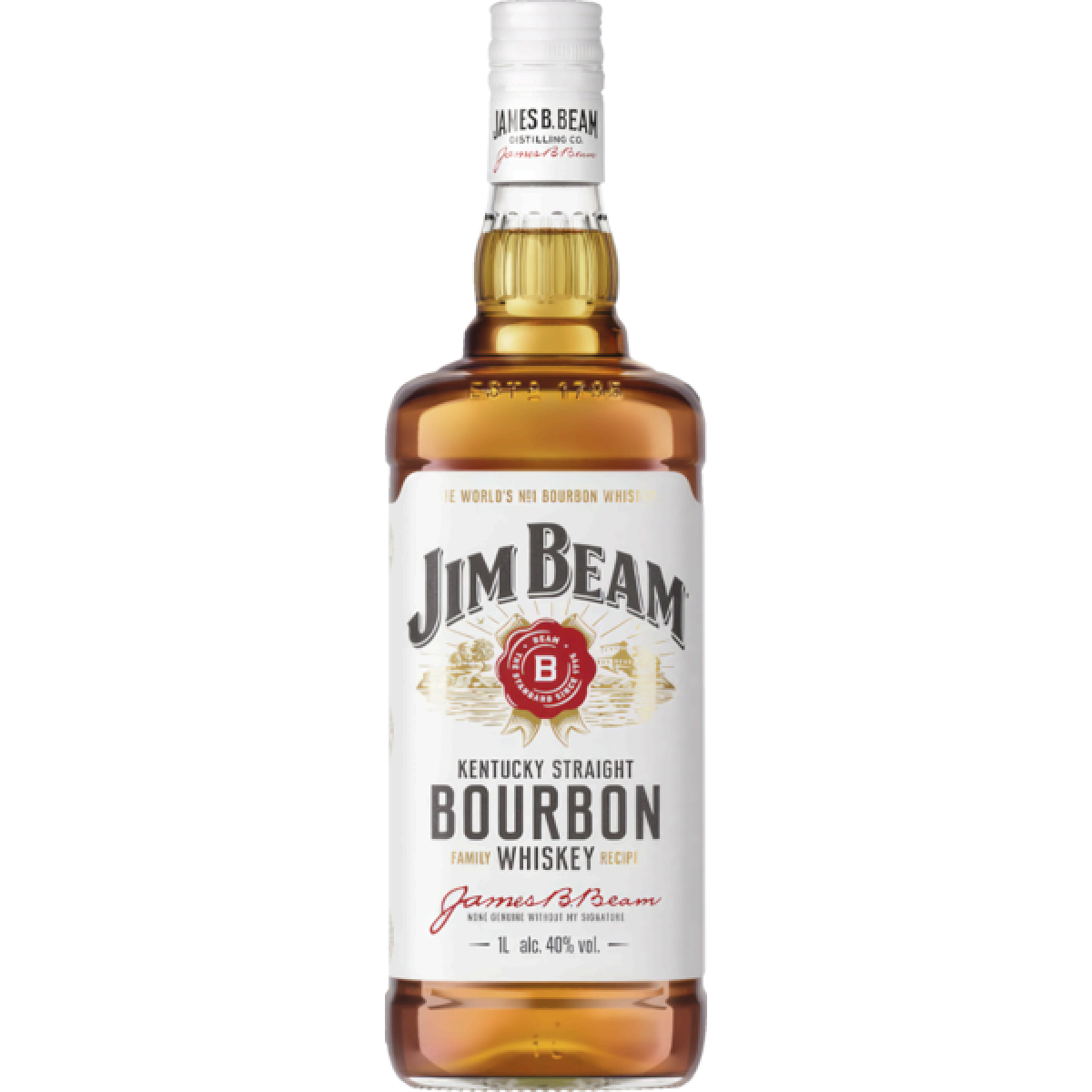Jim Beam Kentucky Straight Bourbon Whiskey 40% | Bordershop