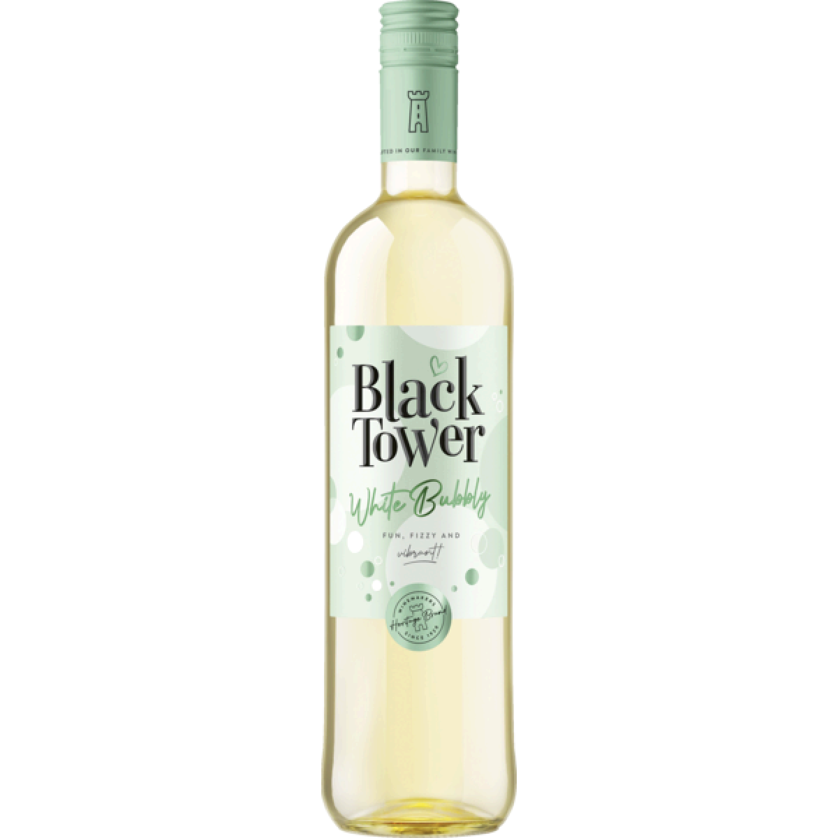 Black Tower White Bubbly | Bordershop