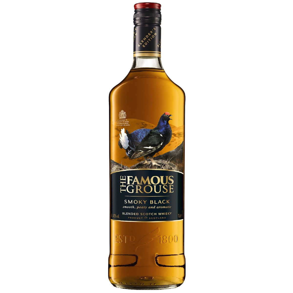 The Famous Grouse Smoky Black Blended Scotch Whisky 40% | Bordershop
