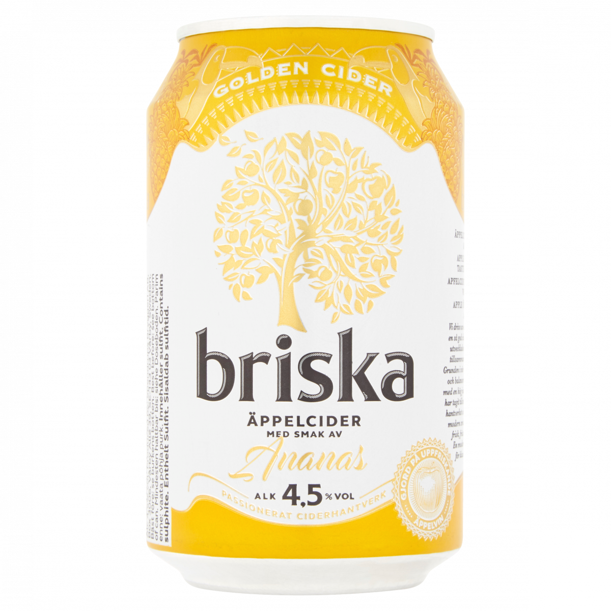 Briska Golden Ananas cider 4,5% | Bordershop