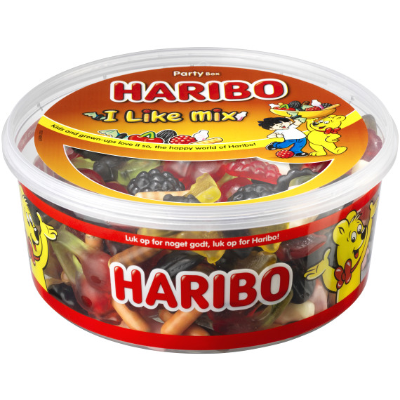 Blandet slik fra Haribo, Malaco, Toms m.fl. | Bordershop