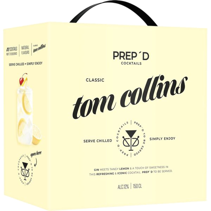 Prep´D Tom Collins Klar til at servere | Bordershop