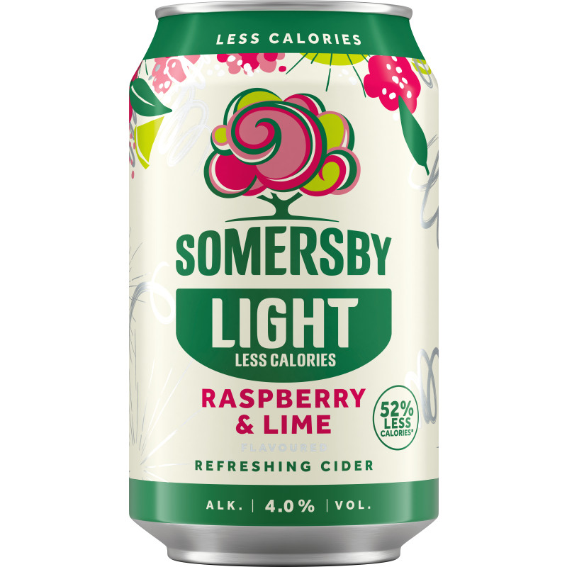 Somersby Raspberry Lime Lite 4,5% | Bordershop