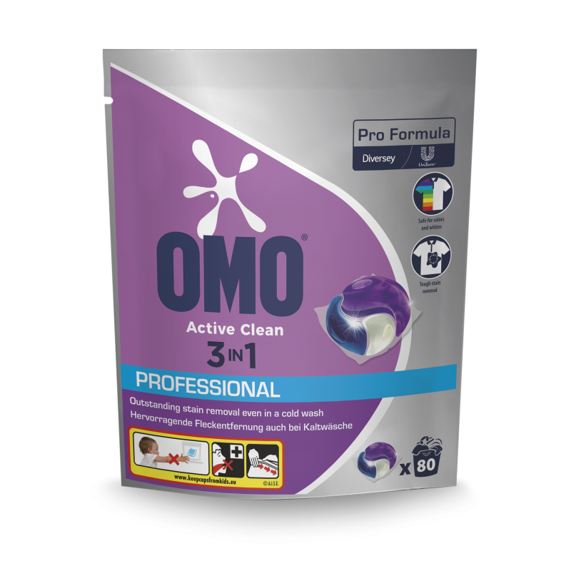 Omo Active Clean 3-in-1 vaskekapsel | Bordershop
